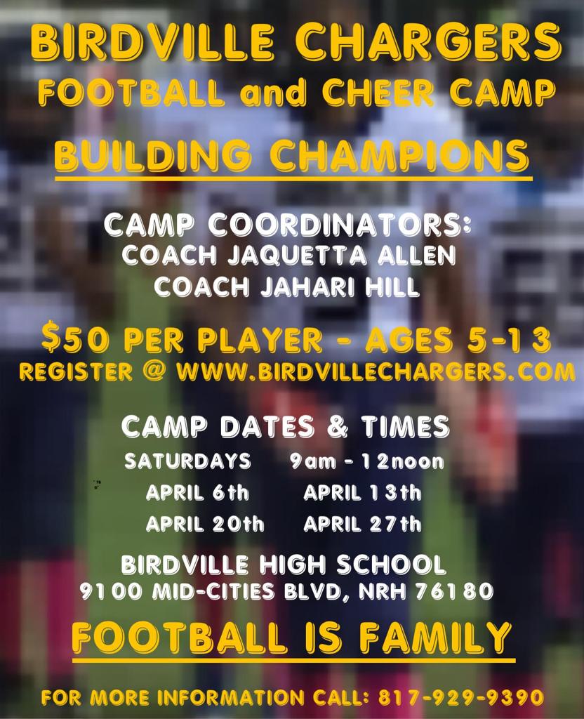 The Birdville Football Youth Association – Youth Football